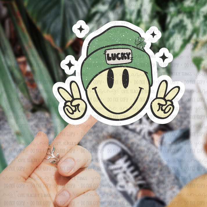 Lucky Smiley Sticker – Cute Teacher Things